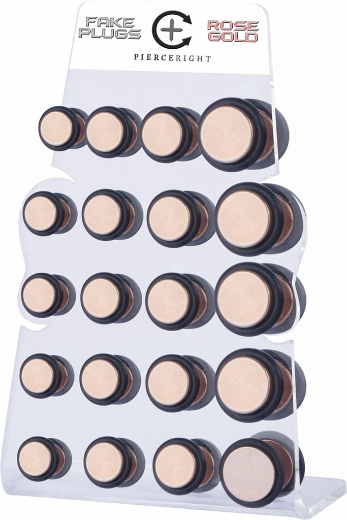 ROSE GOLD FAKE PLUG - Pierceright