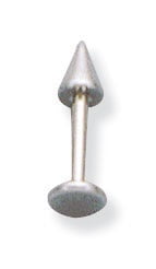 TITANIUM SPIKED LABRET - Pierceright