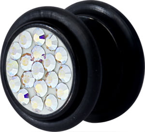 JEWLLED FAKE PLUGS 10mm - Pierceright